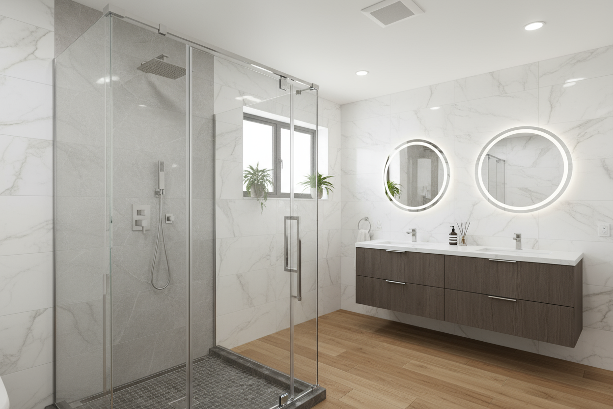 Transform Your Bathroom with the Best Frameless Shower Screen Options ...