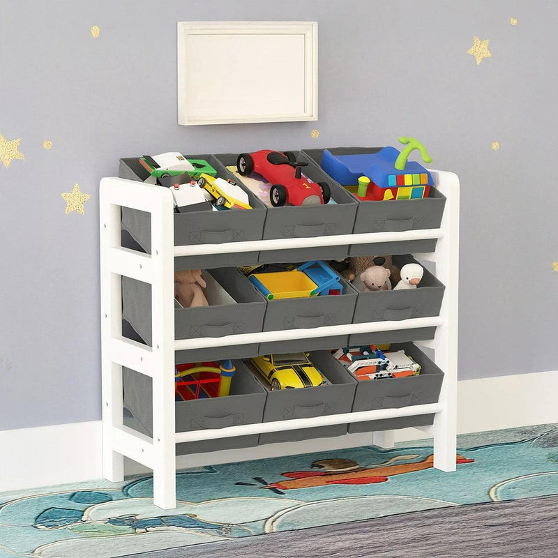 Kids Toy Box Storage Unit Drawers Childrens Bedroom Shelf Baby Nursery ...