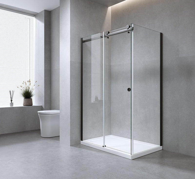 Hardware Accessories for Frameless Glass Sliding Door Shower Screen in ...
