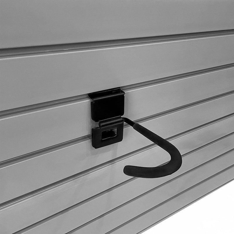 Slatwall Storage Pack Black Side Wall J Hook | Retail Display & Garage ...