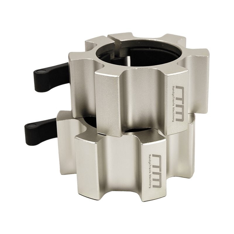 Aluminium Olympic Lock Collars Pair Barbell Clamps Clips Quick - Sports ...