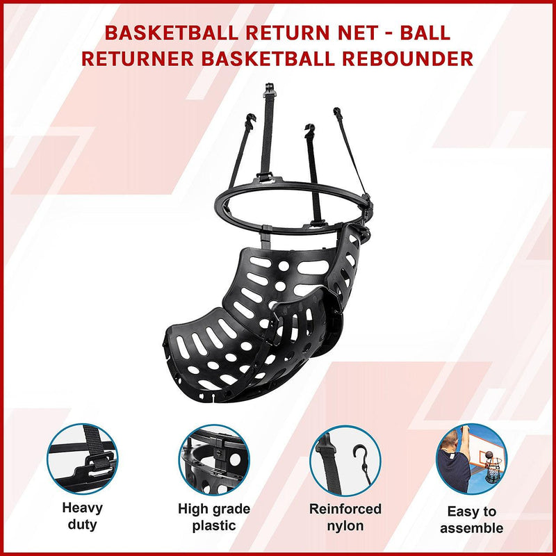 Basketball Return Net - Ball Returner Basketball Rebounder - Sports ...