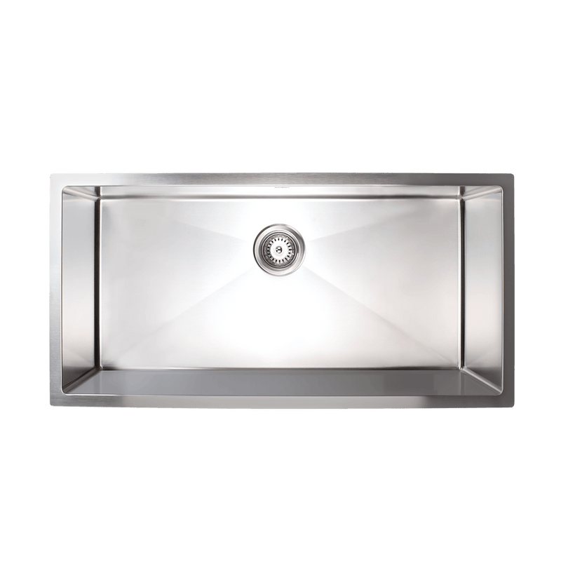 900x450mm Stainless Steel Sink with Round Waste - 1.5mm