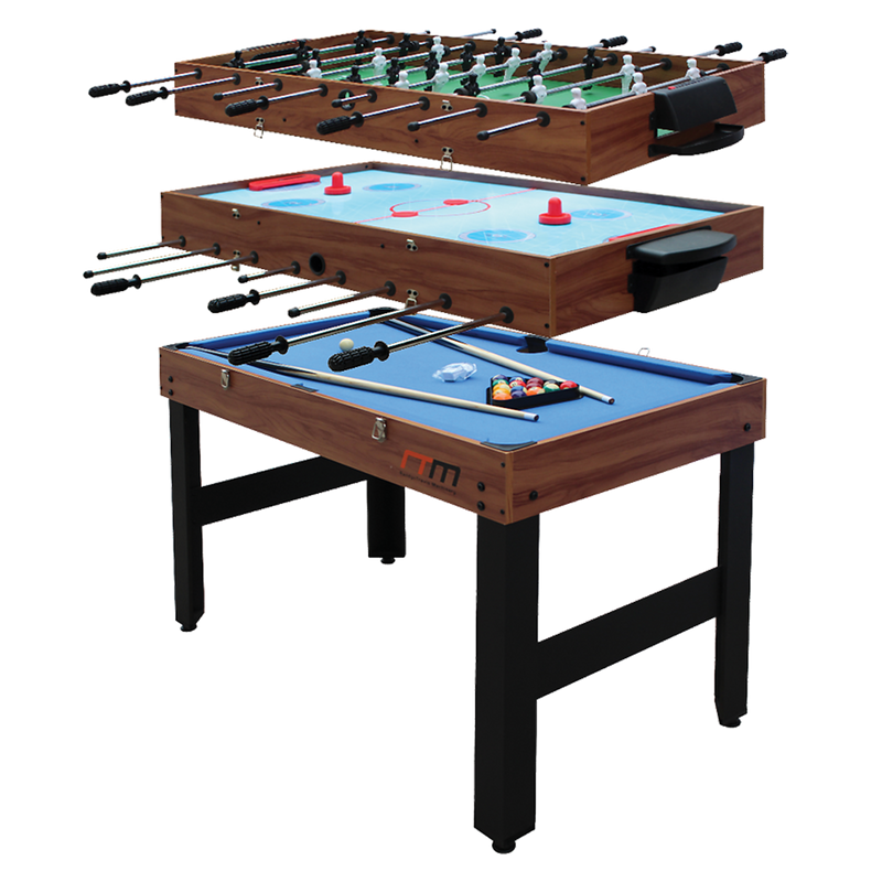 4FT 3-in-1 Games Foosball Soccer Hockey Pool Table Table - Games ...