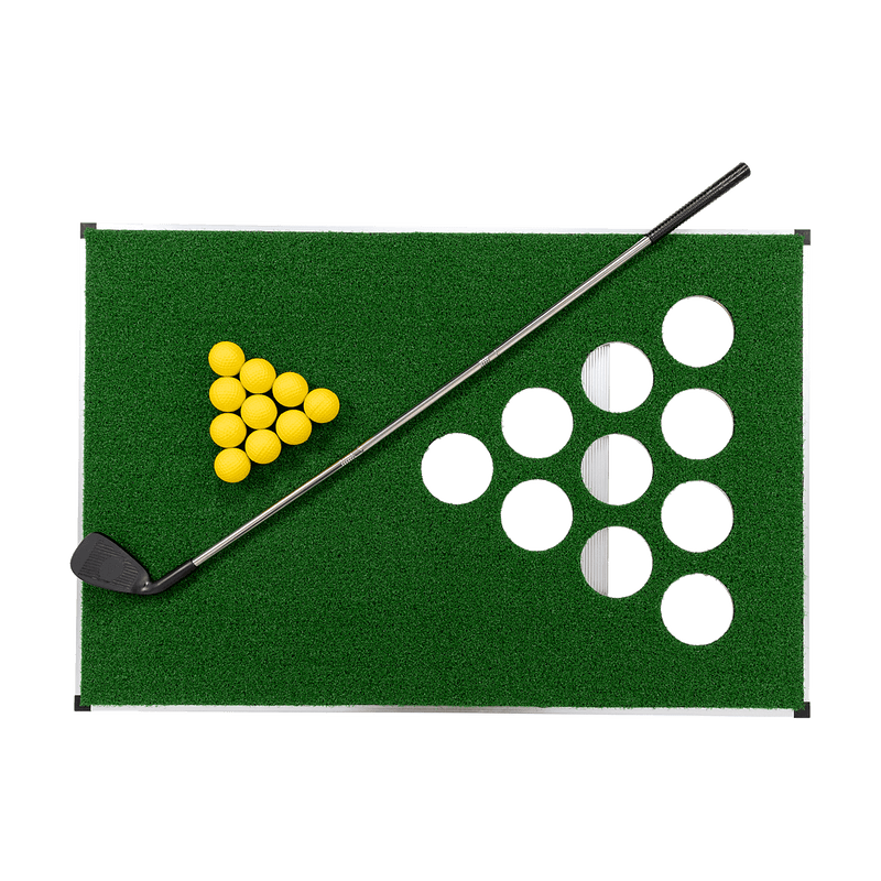 Golf Cornhole Game With Chipping Mats, Golf Balls, Putters - Games ...