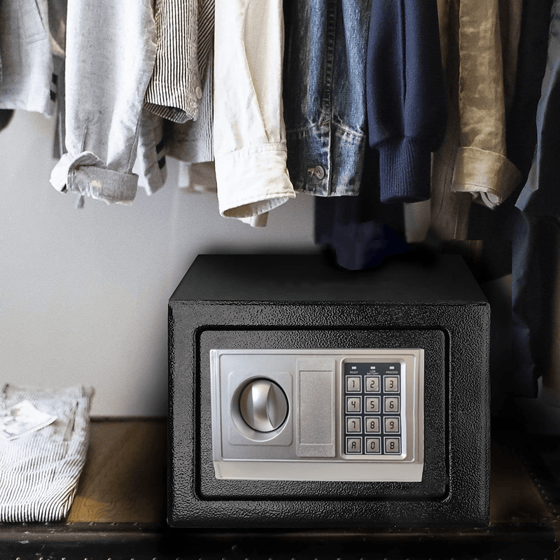 Safe Security Box Electronic Digital Lock - Black - Furniture > Home ...