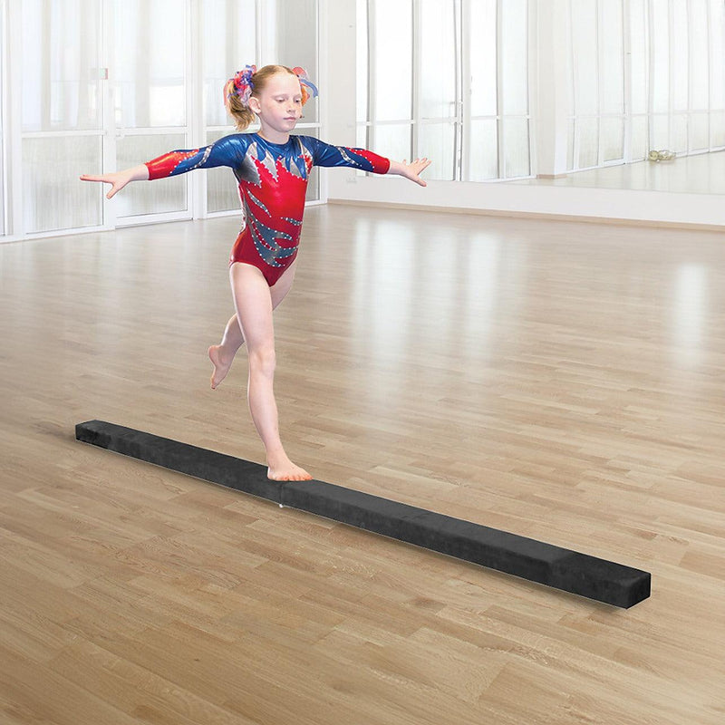 2.4m (8FT) Gymnastics Folding Balance Beam - Black - Sports & Fitness ...