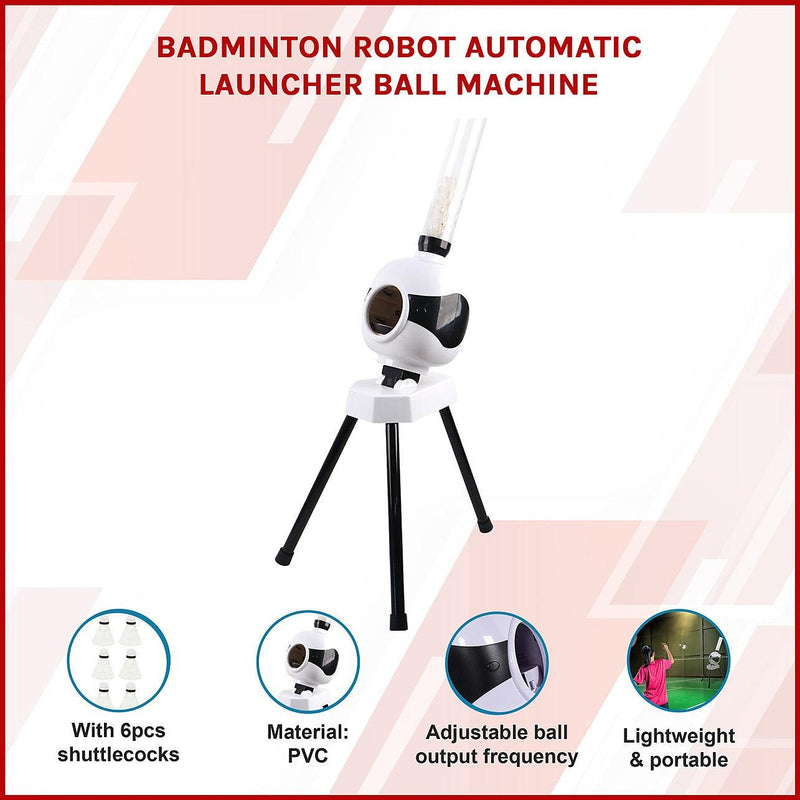 Badminton Robot Automatic Launcher Ball Machine | FactoryFast.com.au