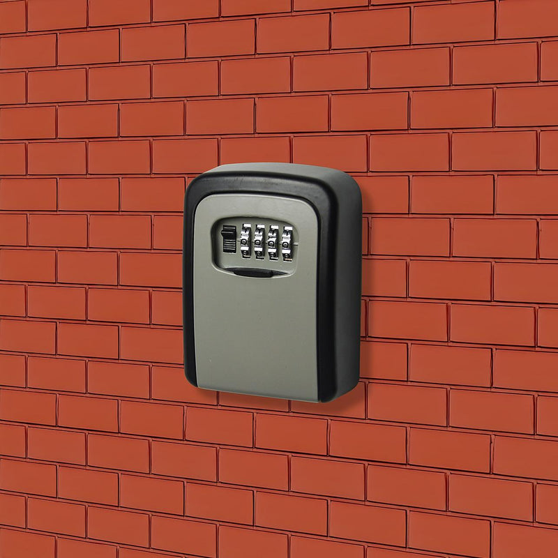 Commercial Grade Lock Wall Mounted Key Safe Storage Lock Box security ...