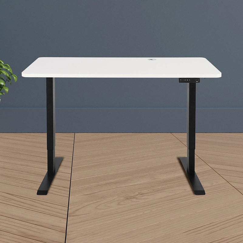 Palermo Standing Desk Table Top - 140 x 70cm - White - Furniture ...
