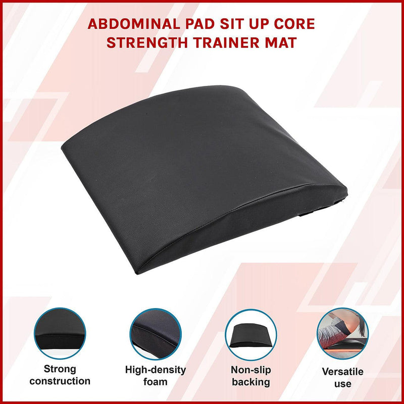 Abdominal Pad Sit Up Core Strength Trainer Mat No-Slip Workout Exercise
