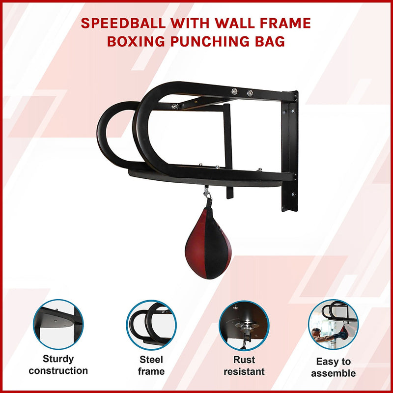 Speedball with Wall Frame Boxing Punching Bag - Sports & Fitness ...