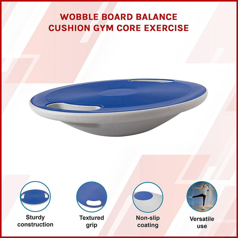 Wobble Board Balance Cushion Gym Core Exercise - Sports & Fitness ...
