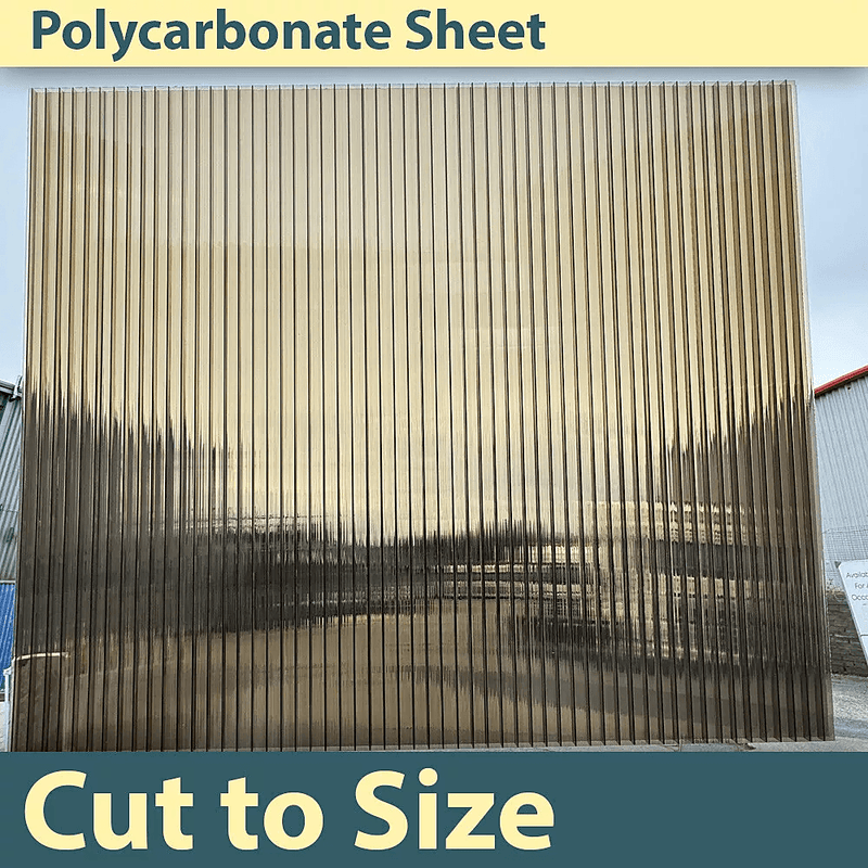 Polycarbonate Roofing Sheets Tinted Bronze | UV Roof Panels 610x1220mm ...