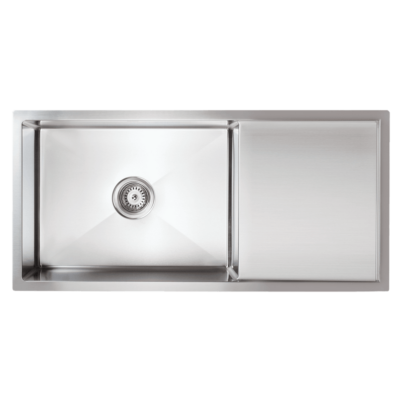 950x450mm Stainless Steel Sink with Round Waste - 1.5mm