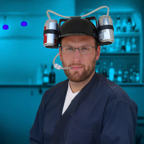 Beer Drinking Helmet – Novelty Party Hat for Bucks, Hens & Festivals