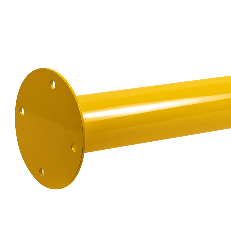 Yellow Heavy Duty Steel Bollard Post | FactoryFast.com.au