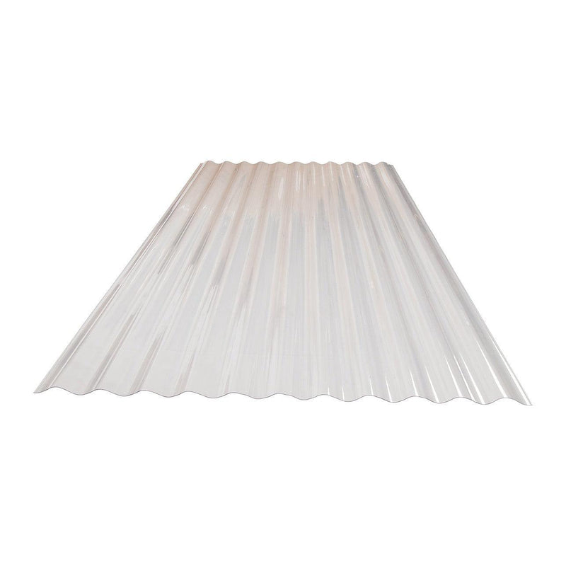 8mm Polycarbonate Corrugated Roofing Sheets Clear UV Roof 836x2000mm ...