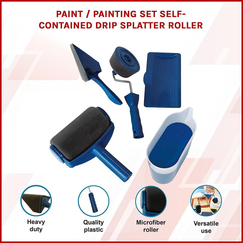 Paint / Painting Set Self-Contained Drip Splatter Roller | FactoryFast ...