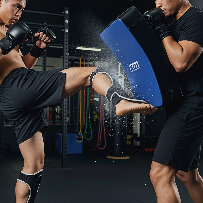 Hit Strike Shield Kicking Pad - Blue and Black | FactoryFast.com.au