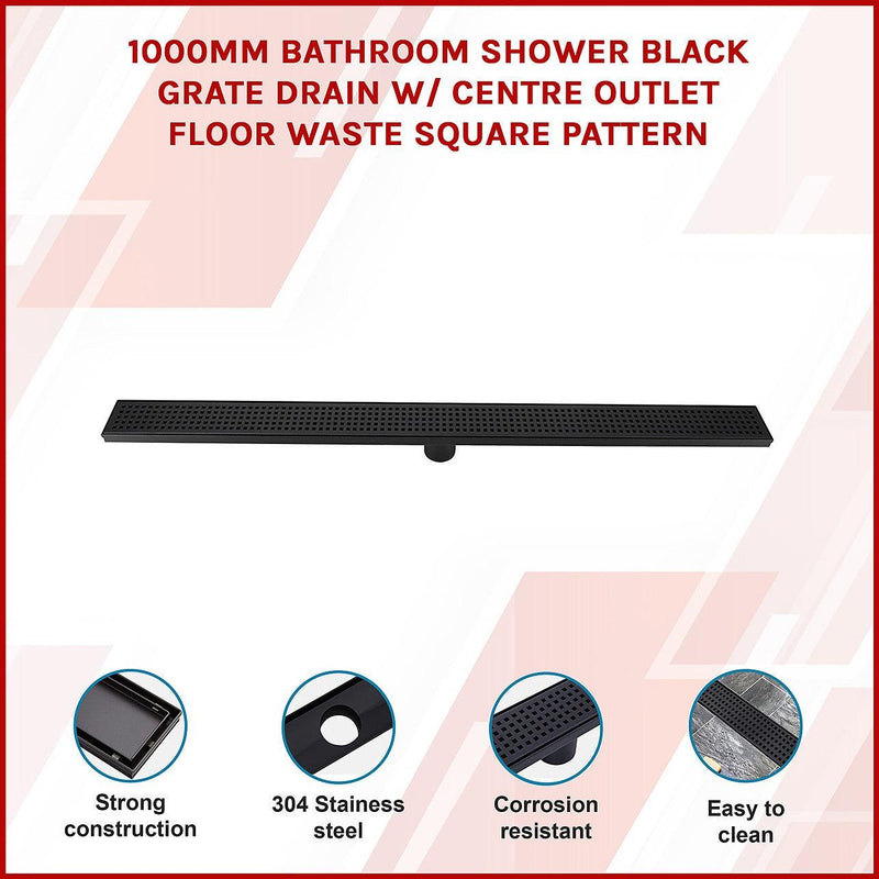 Linear Square Perforated Grate with 50mm Centre Drainage