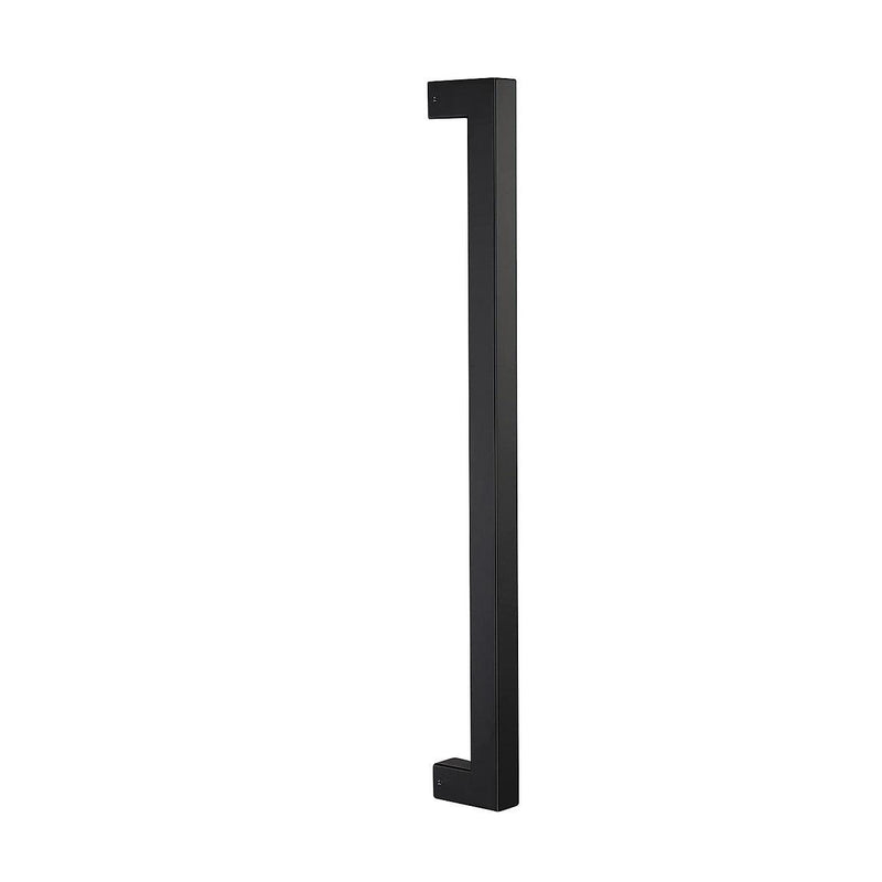 Entrance Door Pull Handle Matte Black 800mm - 800mm - Matte black - DIY ...