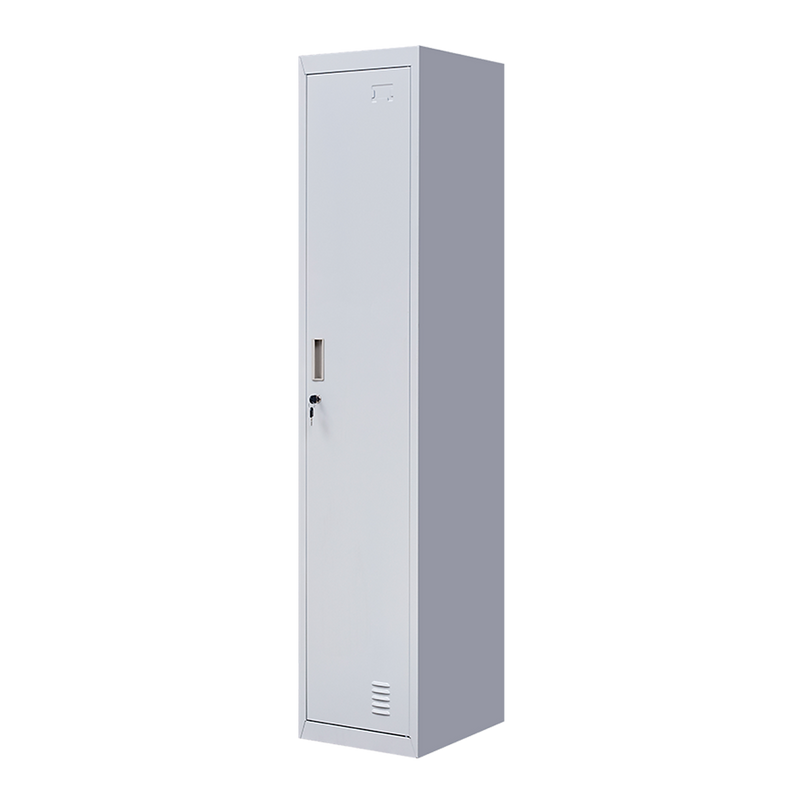 Lockable 1-Door Grey Locker for Home or Office - Standard Lock with 2 ...
