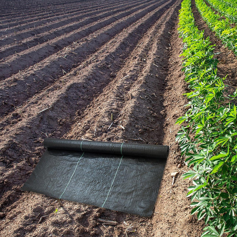 Heavy Duty Weed Control PP Woven Fabric Weed Mat Gardening Plant