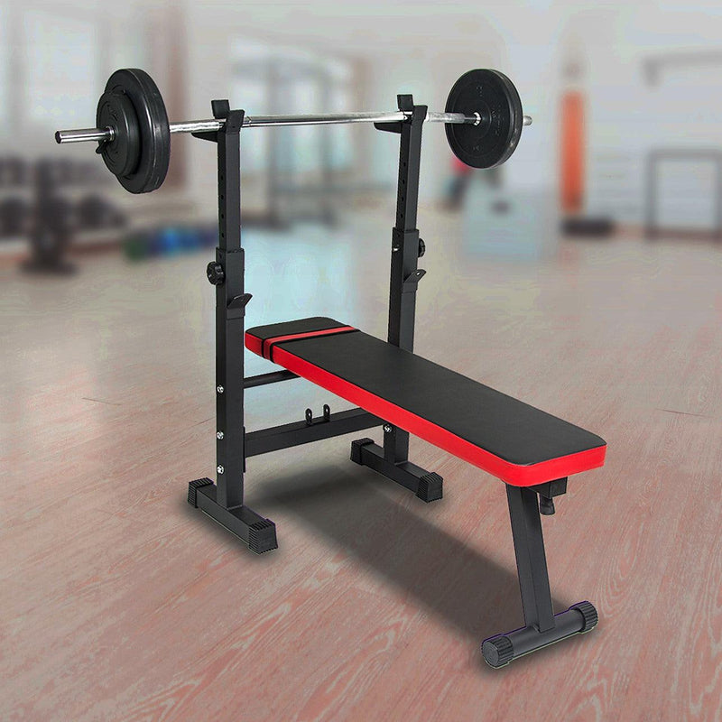 Folding Flat Weight Lifting Bench Body Workout Exercise Machine Home ...