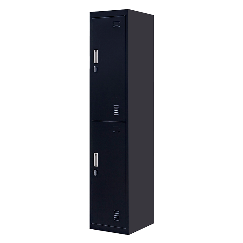 Two-Door Vertical Locker for Office Gym Shed School Home Storage