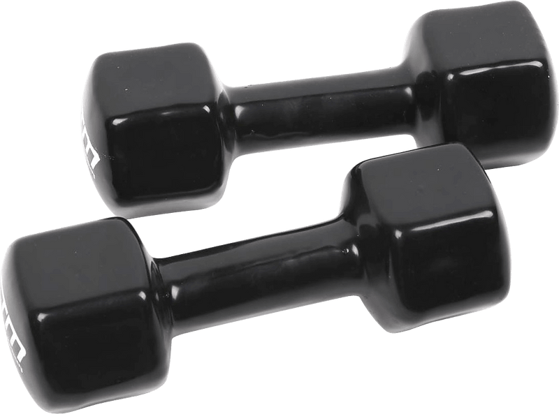 5kg Dumbbells Pair Hand Weights PVC Coated - 5kg - Sports & Fitness ...