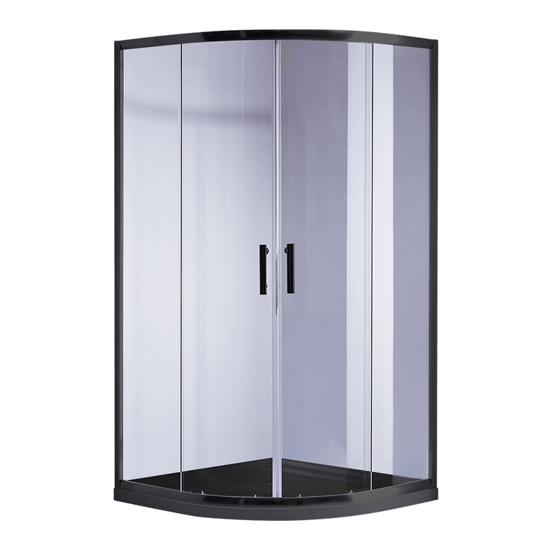 Rounded Sliding 6mm Curved Shower Screen With Base Australias Diy
