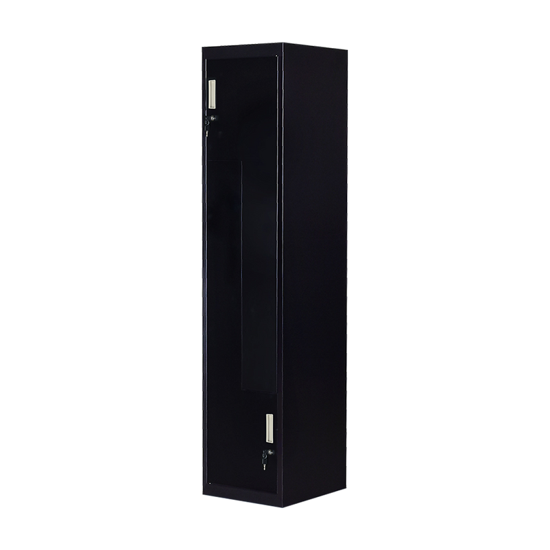 Multipurpose Locker – Black Dual L-Shaped Door with Standard Lock with ...